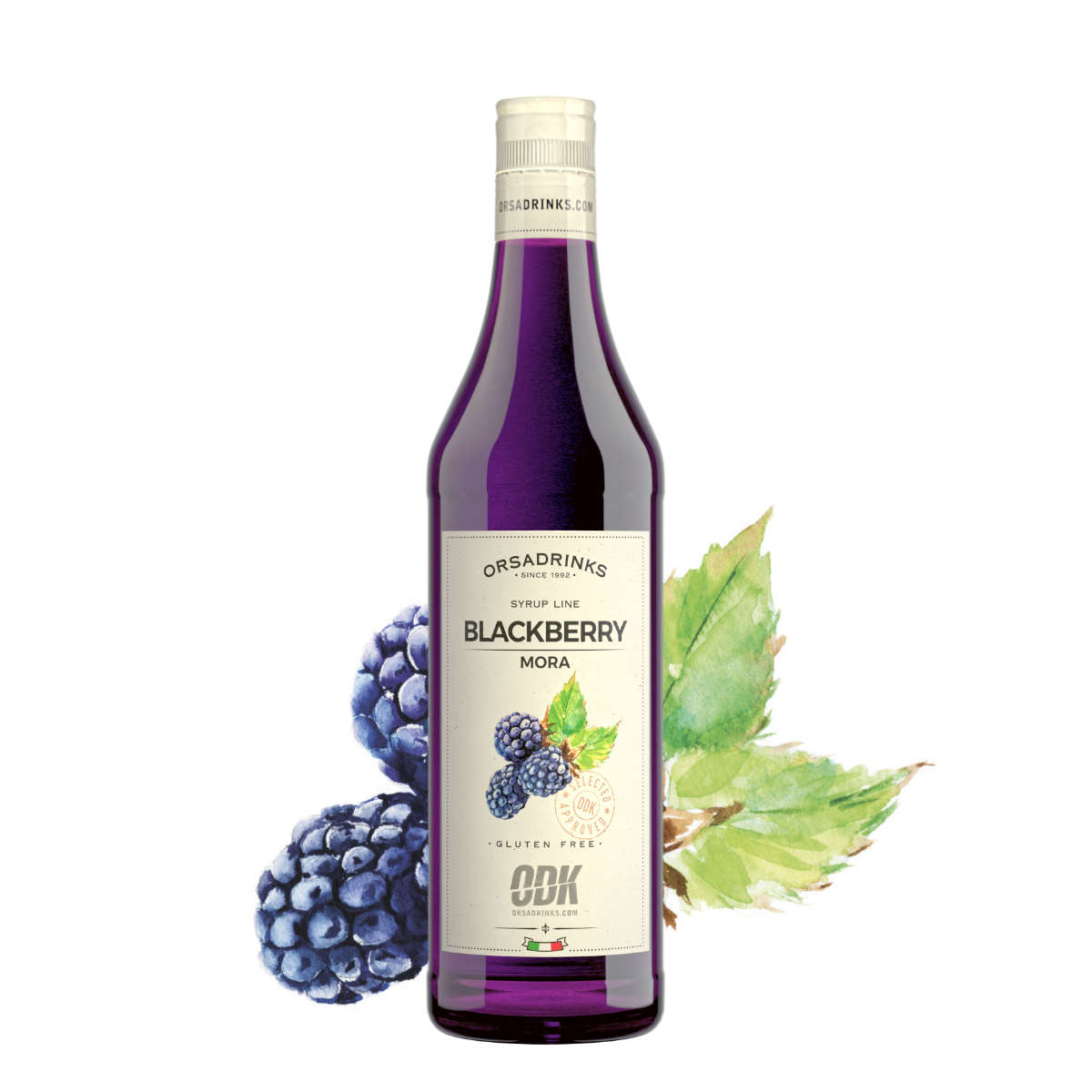 Syrup Mora 750 ml Vidrio ODK – InCafé